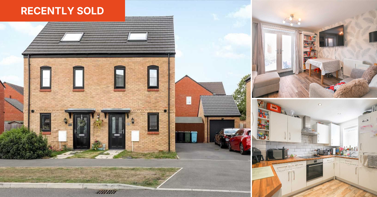 3 bed semi-detached house for sale in Stockburn Road, Barton Seagrave ...